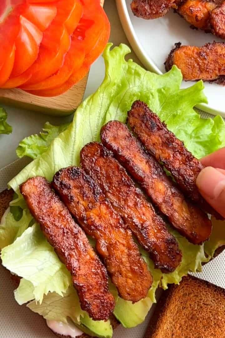 Plant-Based Tempeh Sandwich - Cooking For Peanuts