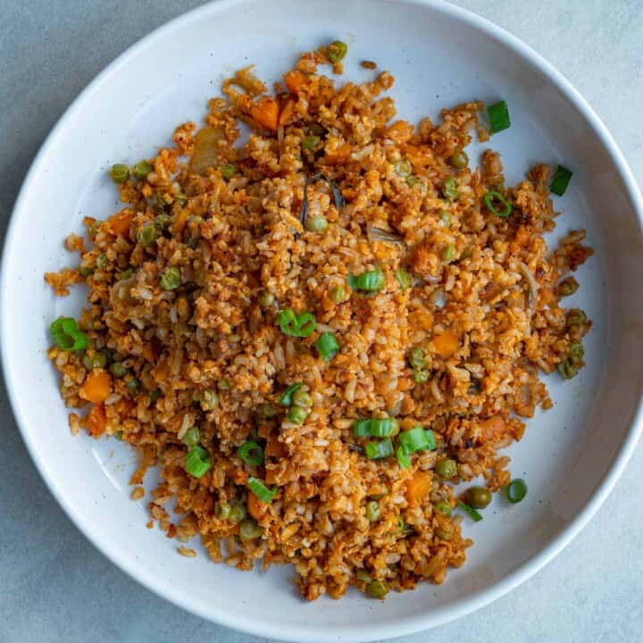 Korean Kimchi Fried Rice Recipe - Cooking For Peanuts