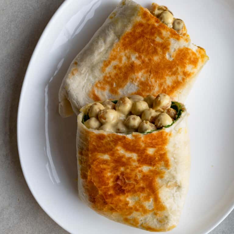 Easy Chickpea Wraps - Cooking For Peanuts