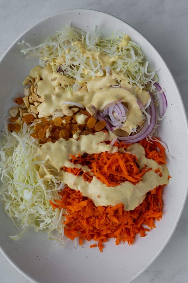 Curried Cabbage Salad - Cooking For Peanuts
