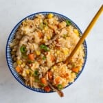 One-Pot Rice Cooker Tofu Fried Rice - Cooking For Peanuts