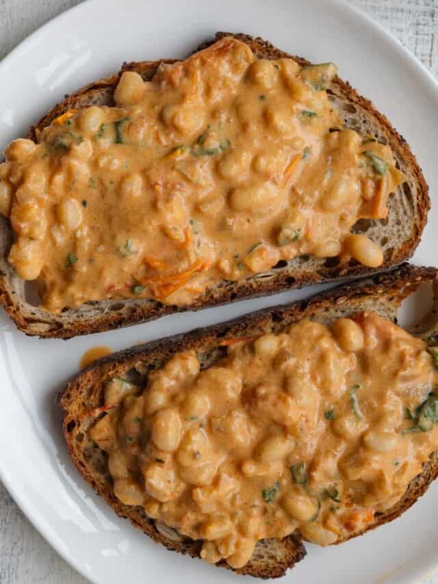 Creamy Butter Beans (10 Minutes) - Cooking For Peanuts