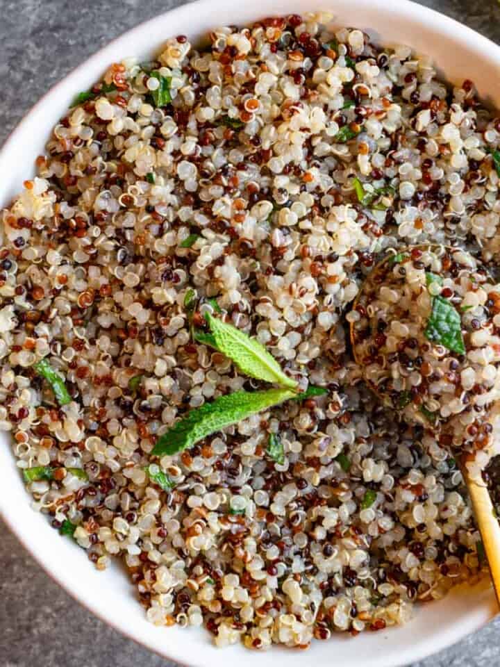 Lentil Quinoa Rice with Kale (Stovetop or Rice Cooker) - Cooking For ...