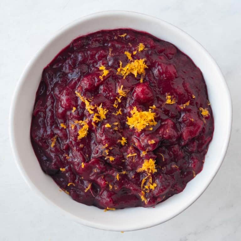 Healthy Cranberry Sauce Recipe - Cooking For Peanuts