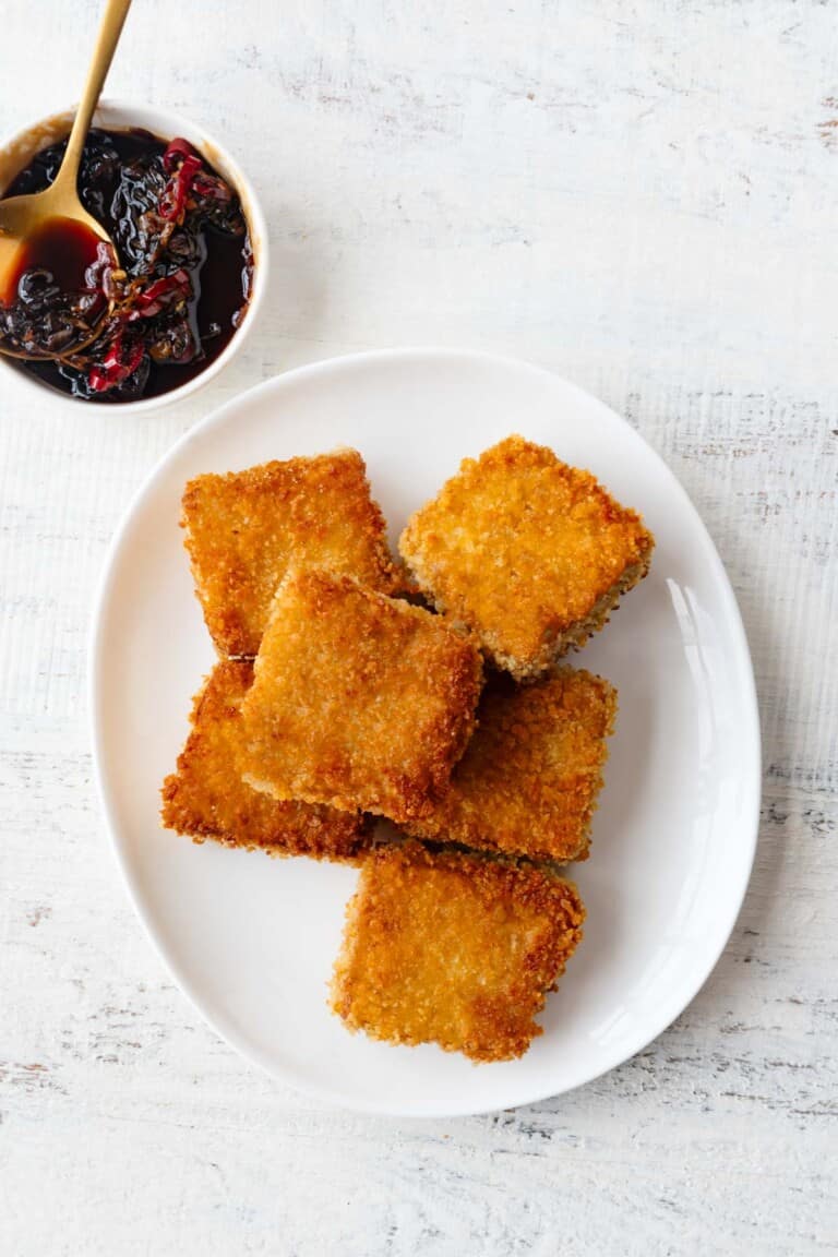 Panko Tofu Recipe (Baked) - Cooking For Peanuts