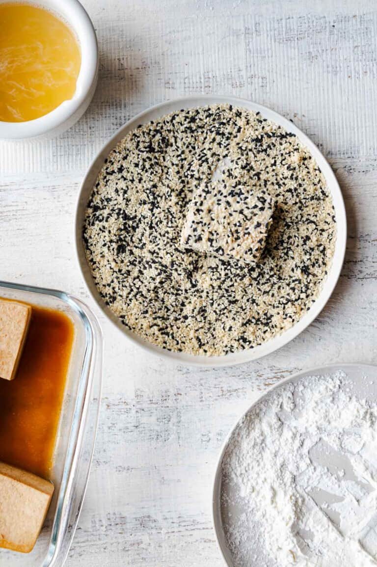 Sesame Tofu Recipe (Baked) - Cooking For Peanuts