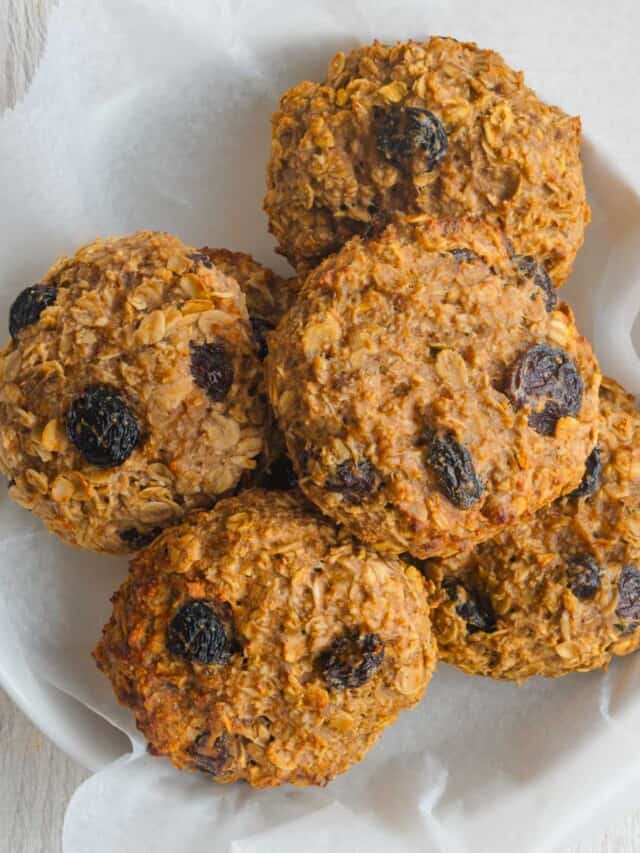 Protein Oatmeal Breakfast Cookies (29g Protein) - Cooking For Peanuts