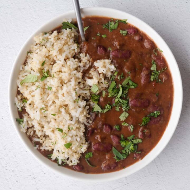 Vegan Red Beans and Rice Recipe - Cooking For Peanuts