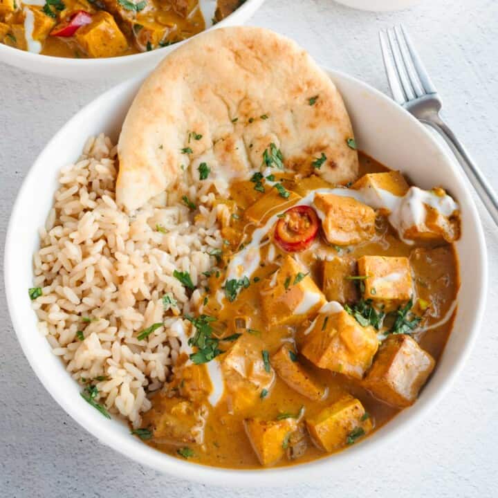 Easy Vegan Butter Chicken with Tofu - Cooking For Peanuts