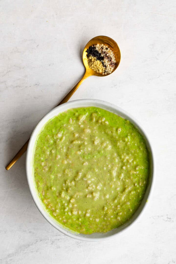 Miso Vegetable Oats (High Protein) - Cooking For Peanuts