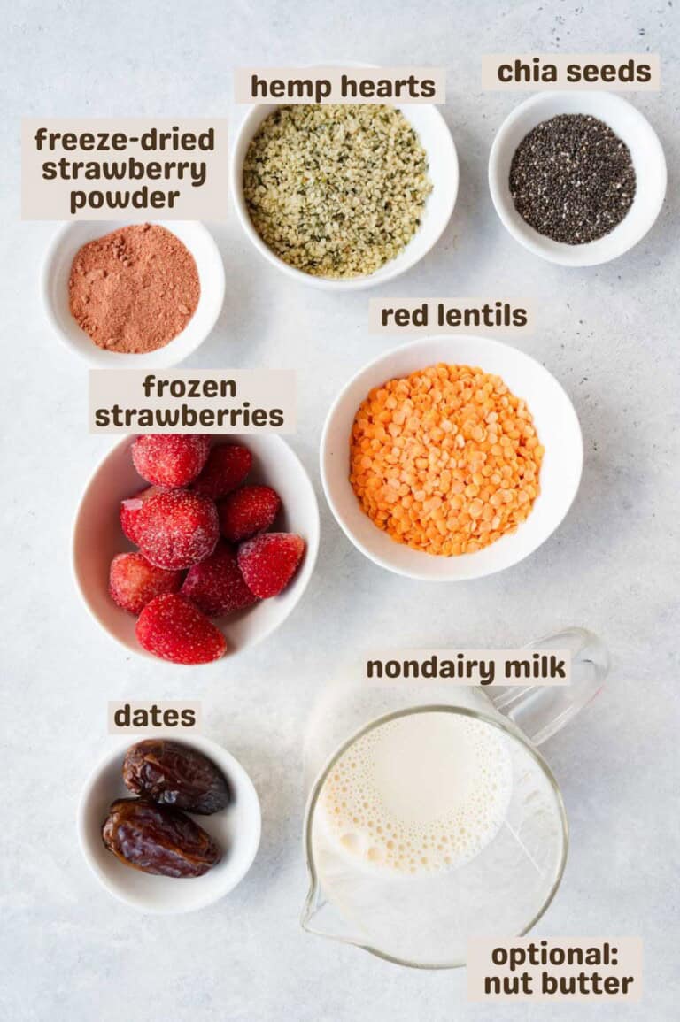 Natural Protein Smoothie (Dairy-Free, No-Nuts, No Protein Powder ...