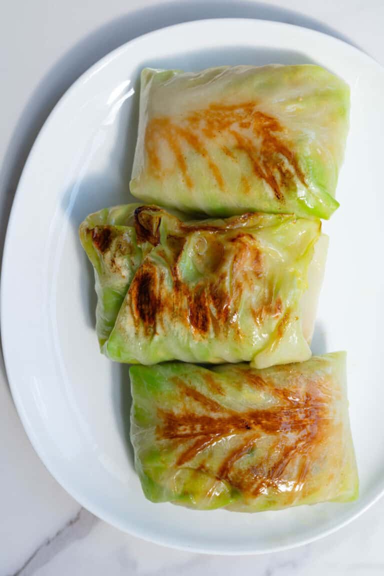 Easy High-Protein Cabbage Wraps (Meatless + 6 Ingredients) - Cooking ...