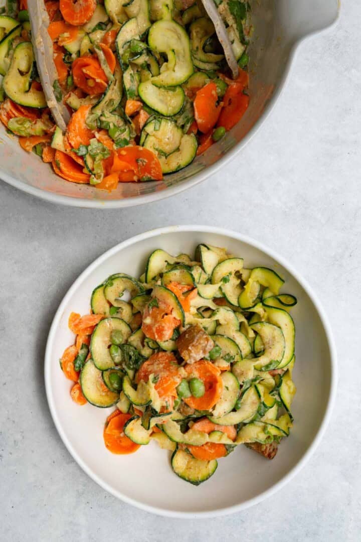 Cooked Vegetable Salad Recipe (High-Protein) - Cooking For Peanuts