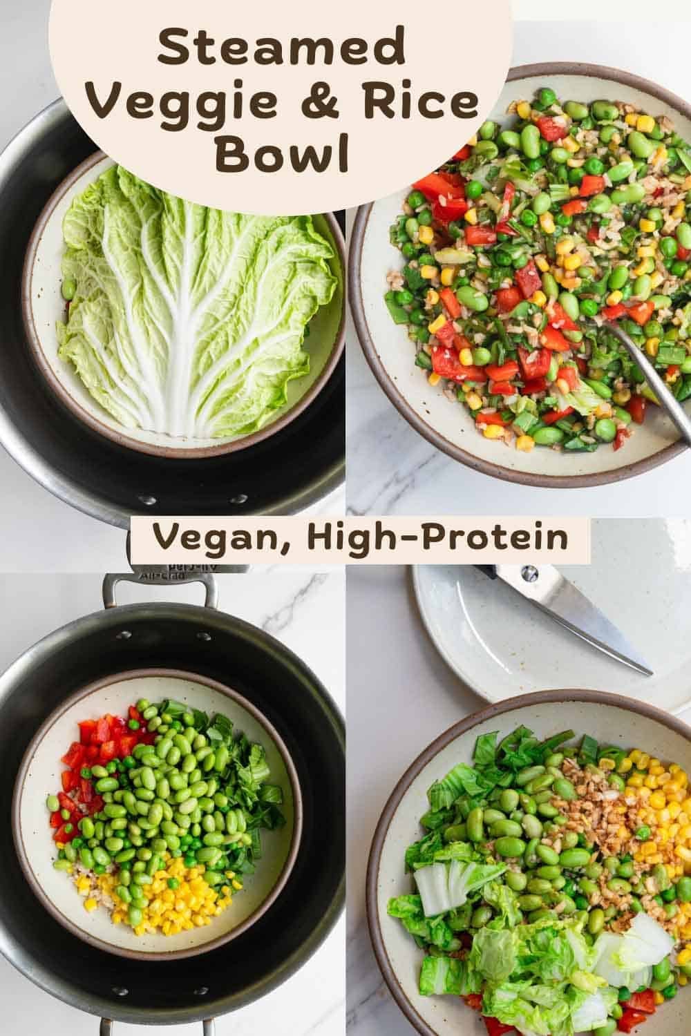 Steamed Vegetable Bowl (High-Protein) A Nutritionist's Recipe - Cooking ...