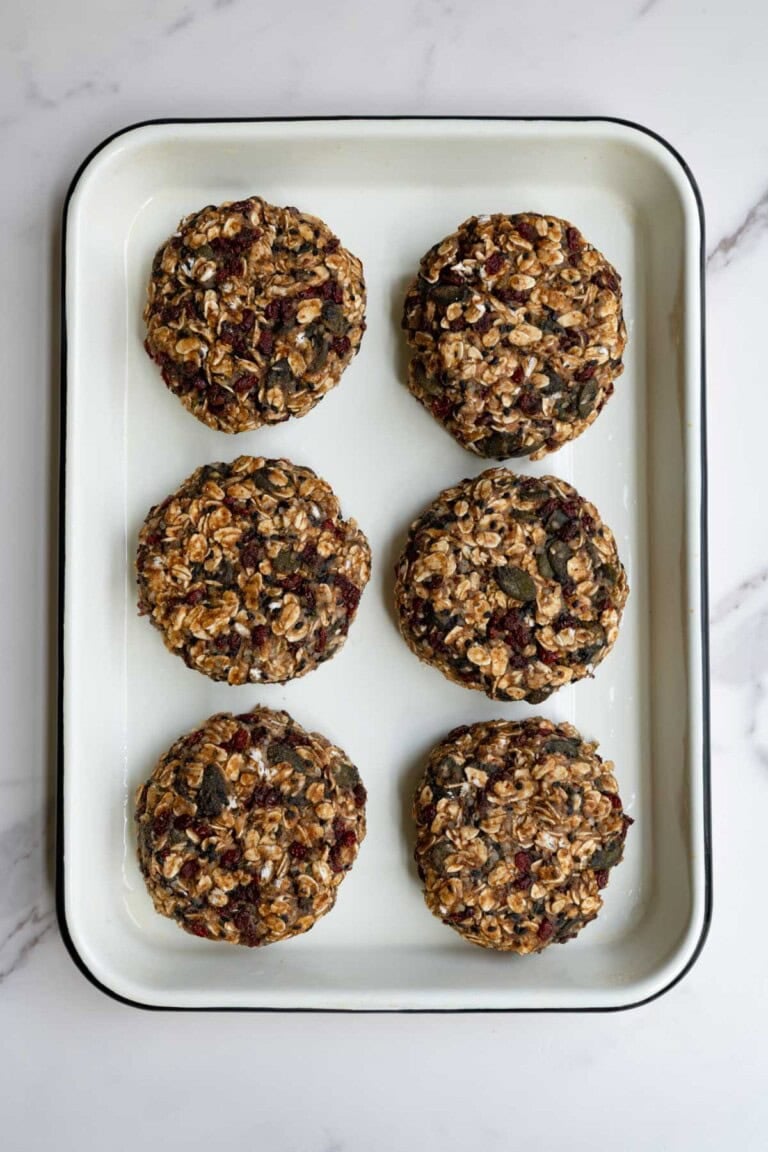 Protein Oatmeal Breakfast Cookies (29g Protein) - Cooking For Peanuts