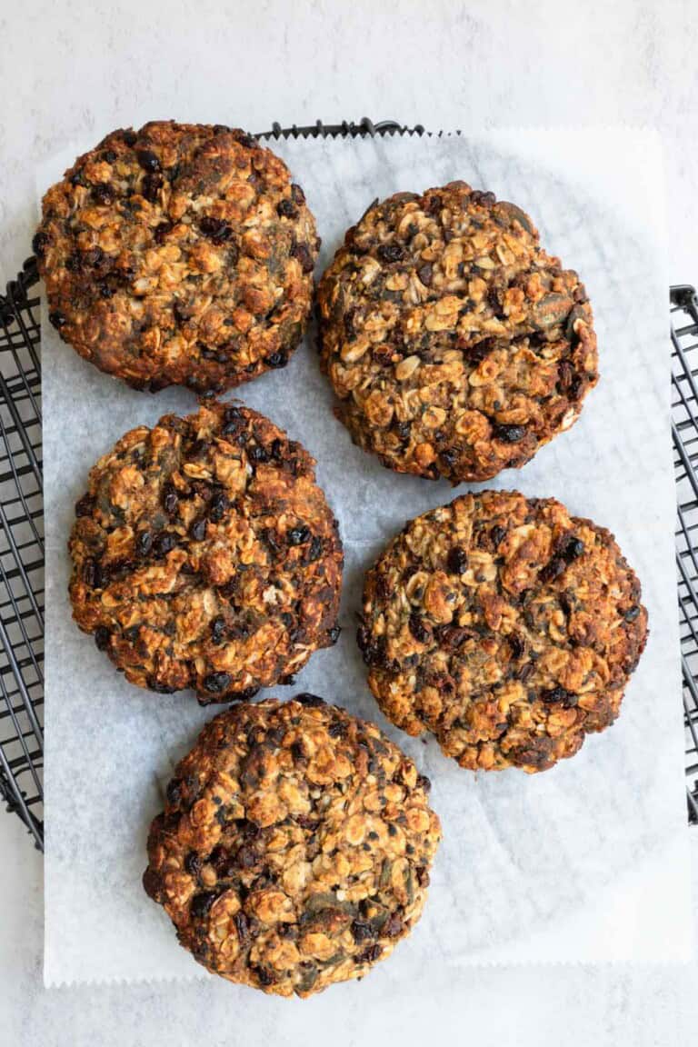 Protein Oatmeal Breakfast Cookies (29g Protein) - Cooking For Peanuts