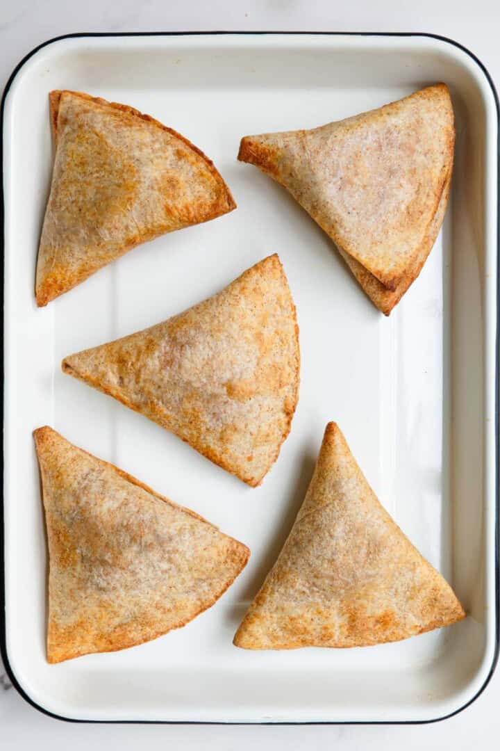 Samosa Wraps (Baked, High-Protein) - Cooking For Peanuts