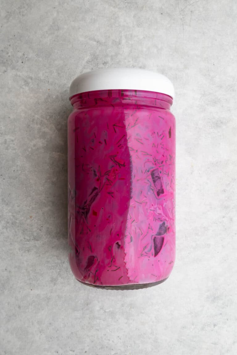Beetroot Salad with Yogurt (High-Protein) - Cooking For Peanuts
