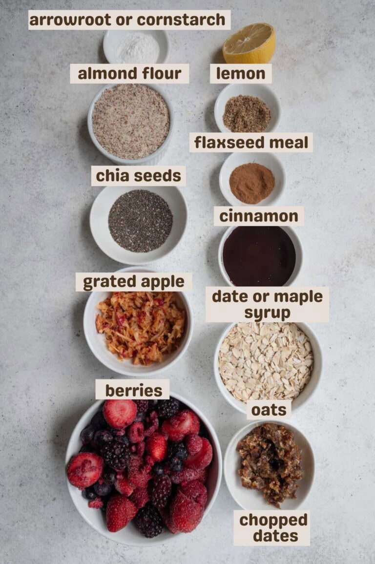 Healthy Mixed Berry Crisp (Easy, Naturally Sweetened) - Cooking For Peanuts