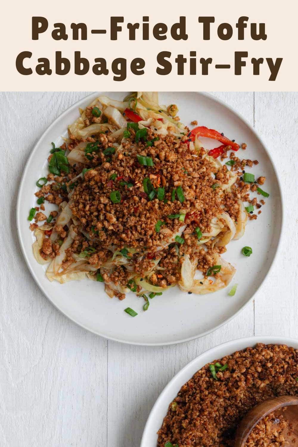 Quick One-Pan Crispy Tofu Crumbles - Cooking For Peanuts