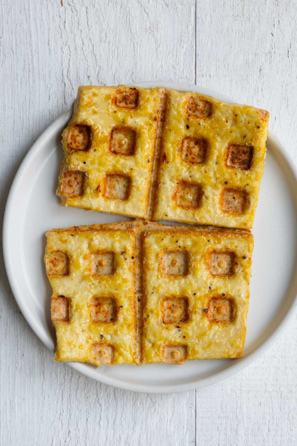 Tofu Waffles (Crispy, Savory, High-Protein) - Cooking For Peanuts